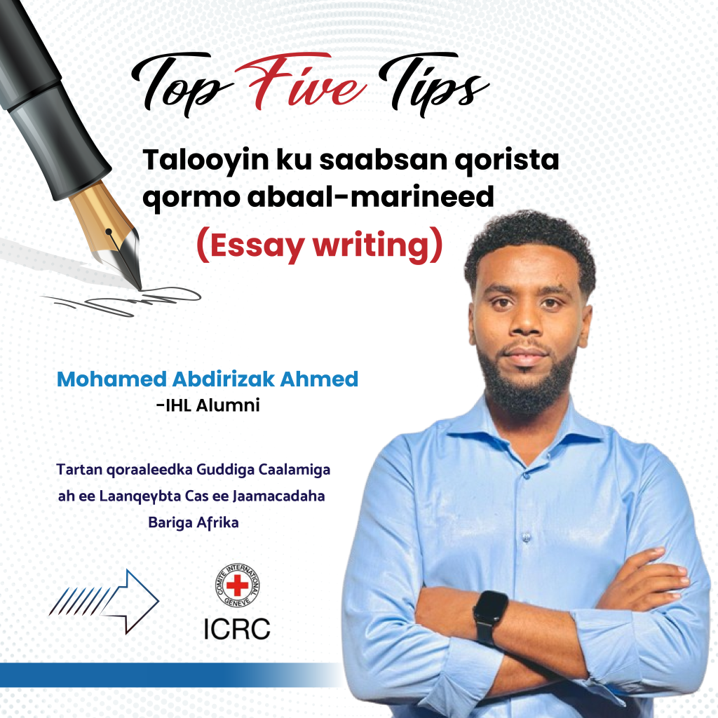 Sameynta qoraal-curiseed| Essay Writing - Raadreeb